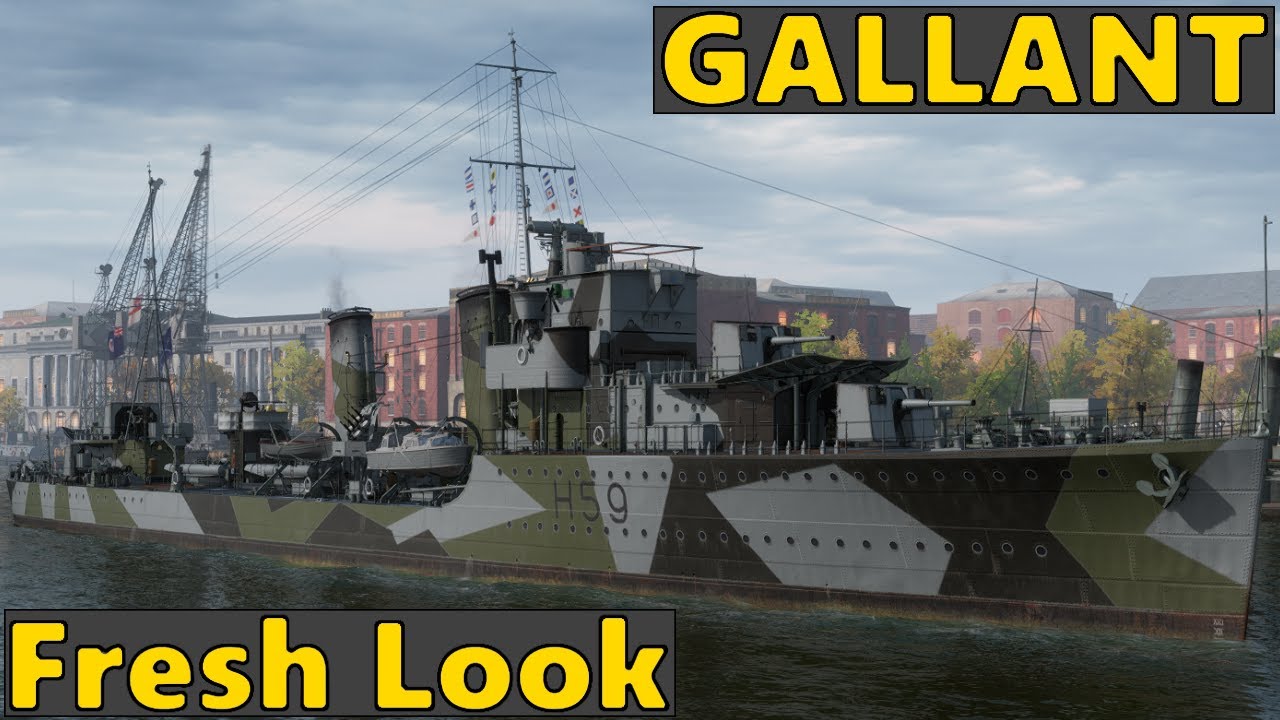 Gallant - British Destroyer | World of Warships - YouTube