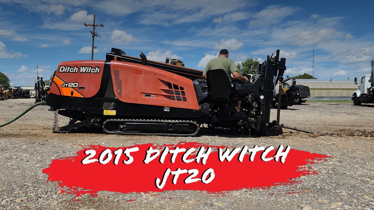 2015 Ditch Witch JT20 drill demo | SOURCE: HDD - YouTube