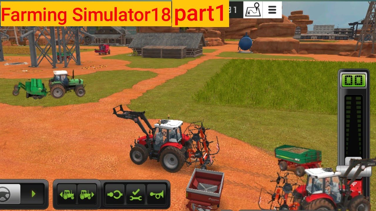 Farming Simulator 18 game play video part1#pnc sky gaming - YouTube