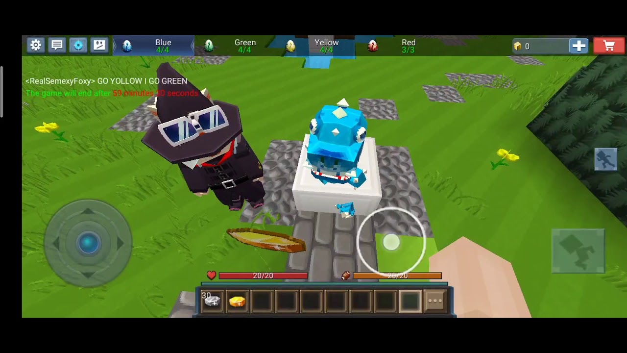 [BlockmanGo:Egg war] I playing Egg war with my YT Parner😉☺️ - YouTube