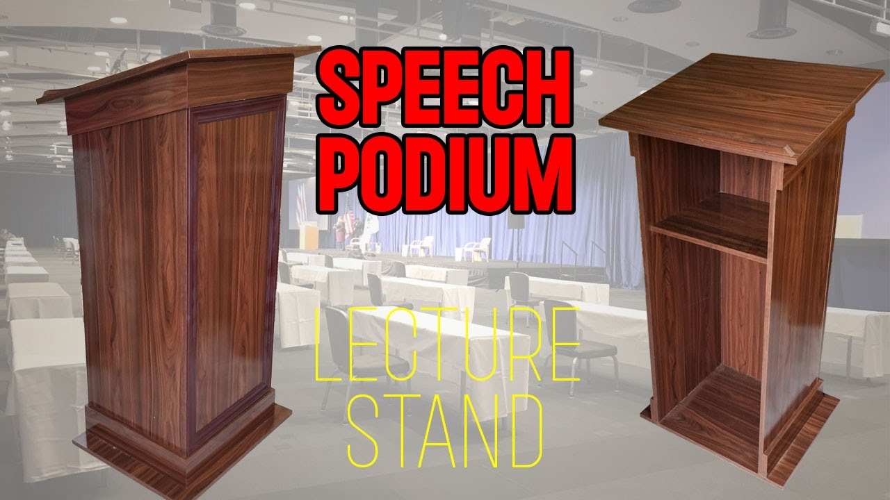 Modern Design Podium Dice lecture Stand - YouTube