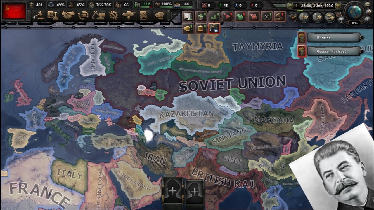 HOI4 but Russia collapsed (timelapse) - YouTube