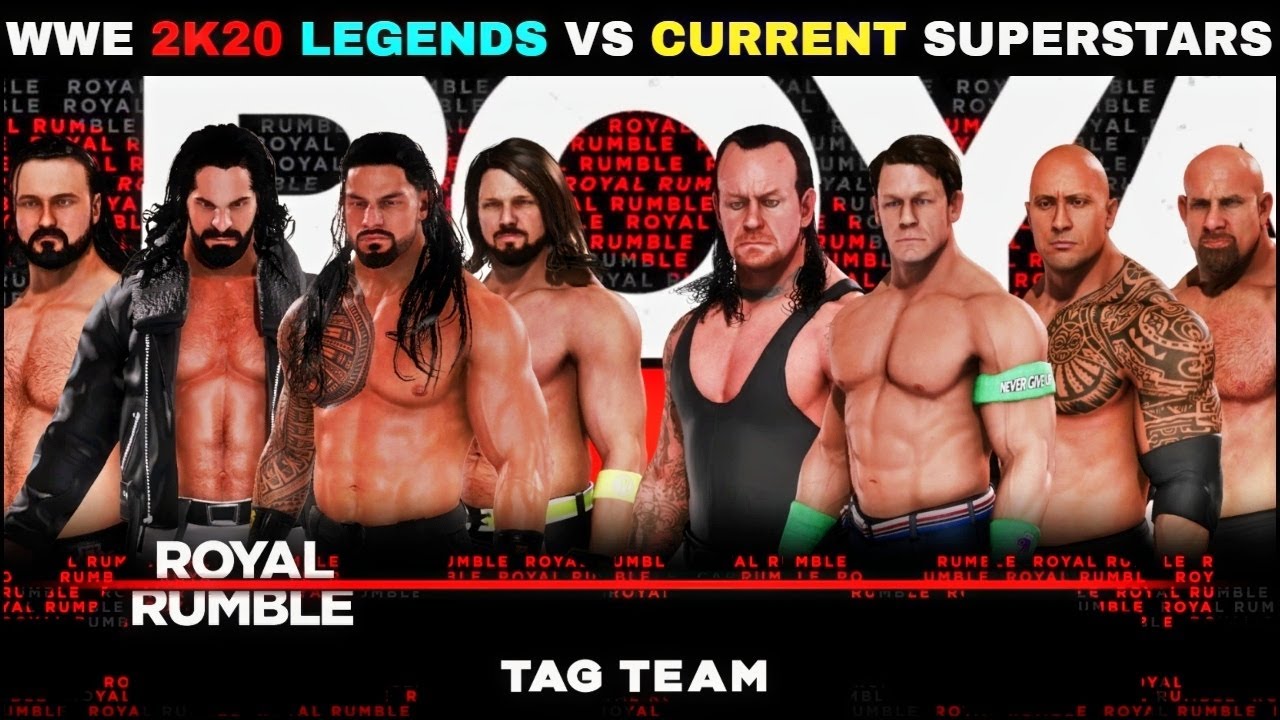 WWE 2K20 'LEGENDS VS CURRENT SUPERSTARS' Theme Gameplay | WWE 2K20 COM ...