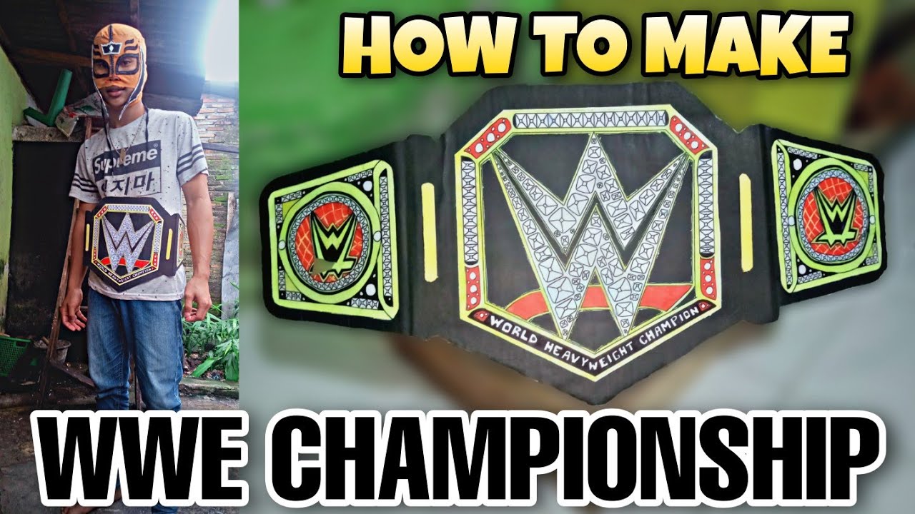 Cara Membuat Sabuk WWE Championship | Dari Kardus #SABUK #WWE # ...