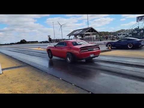 Brutal 8 Second Challenger Hellcat 8.98 @153 in The 1/4 Mile - YouTube