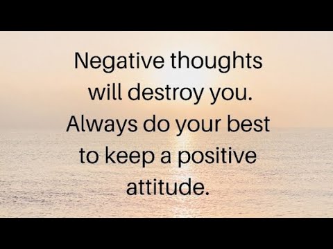Negative thoughts will destroy you 💝||#quotes ||#motivational ||# ...