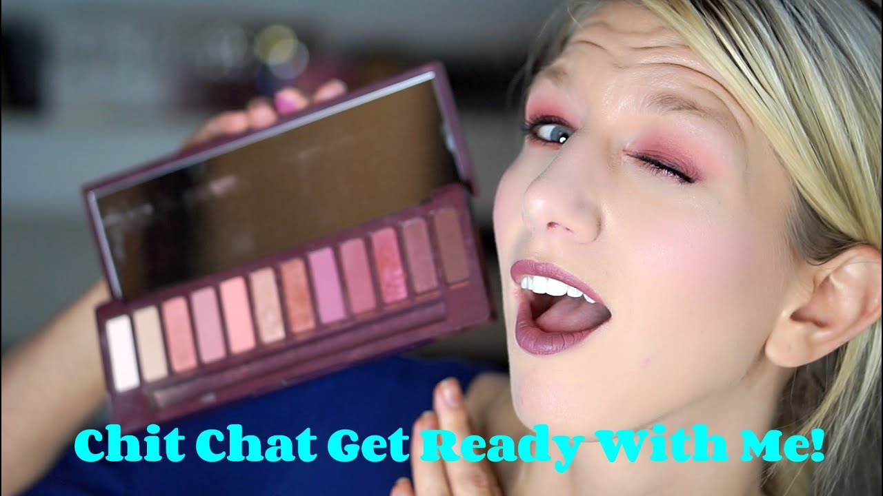 Chit Chat GRWM Urban Decay Naked Cherry Palette - YouTube