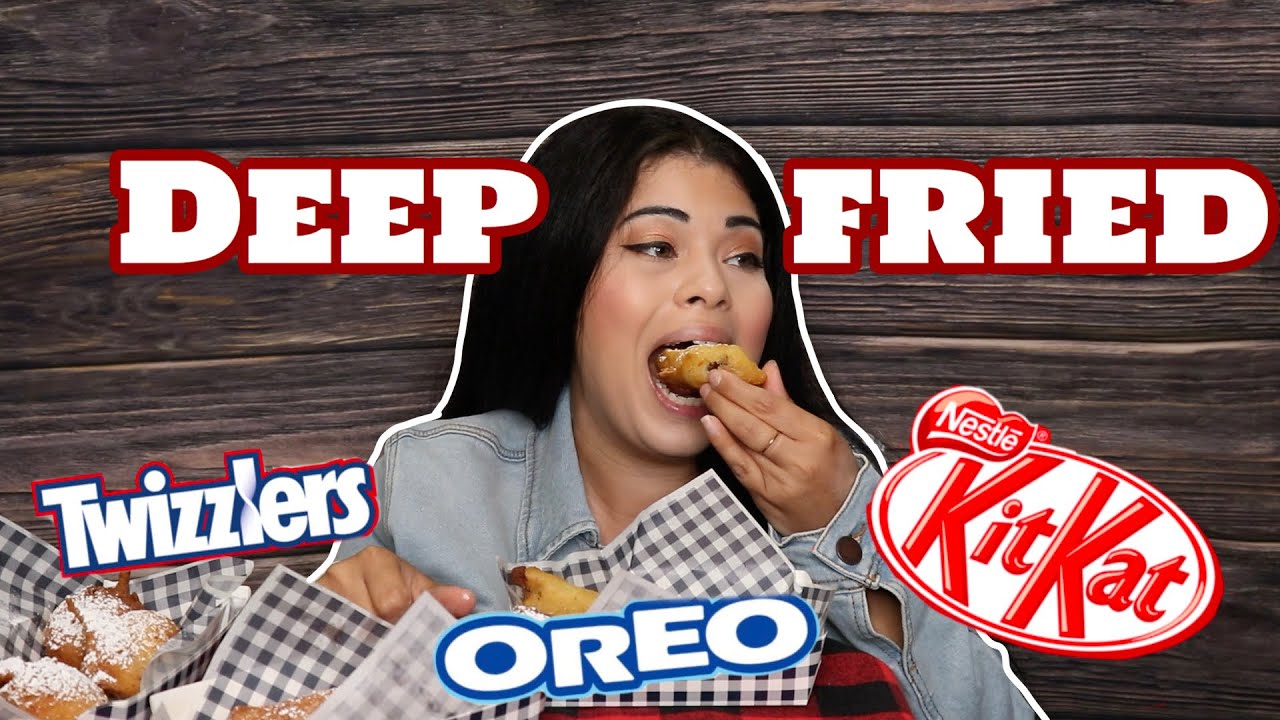 DEEP FRIED OREOS TWIZZLERS AND KIT KATS | CALGARY STAMPEDE MIDWAY AT ...