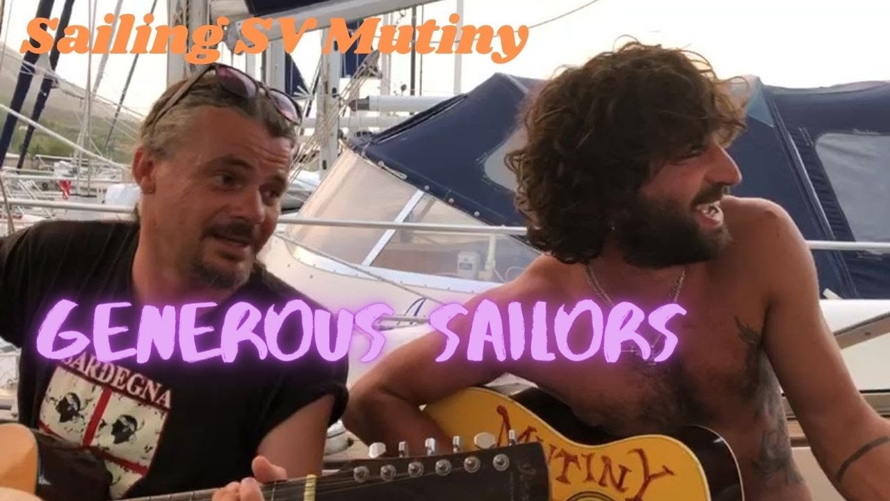 Sailing SV Mutiny 29, generous sailors and the mysterious rudder - YouTube