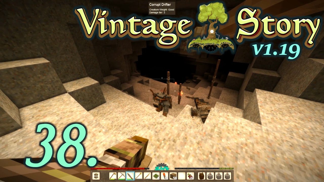 Deeper into the Iron Ore Cave (1/2) - Let's Play Vintage Story 1.19 ...