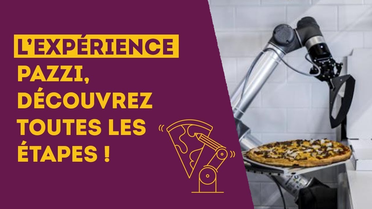 PAZZI, the first pizzaiolo robot, discover the full experience - YouTube