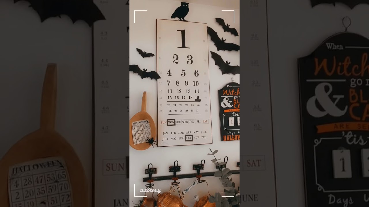 HUGE Vintage Eye Chart Calendar - YouTube