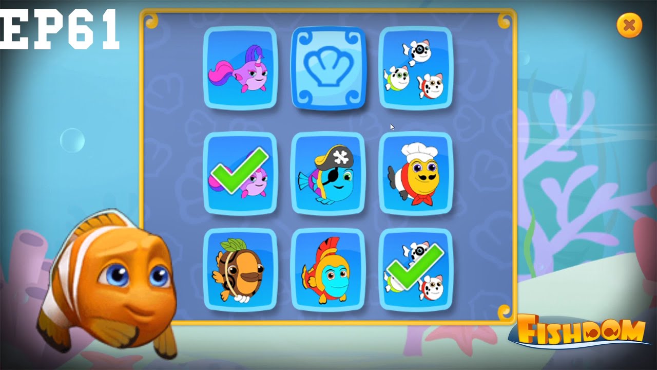 Fishdom Mini , Help the fish , Gameplay Walkthrough Part 61 HD ( Solo ...