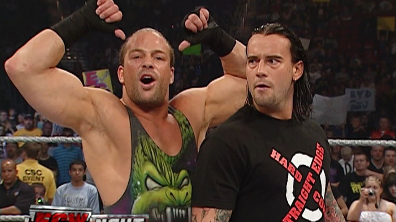 CM Punk & Rob Van Dam vs Elijah Burke & Marcus Cor Von: WWE ECW May 22 ...