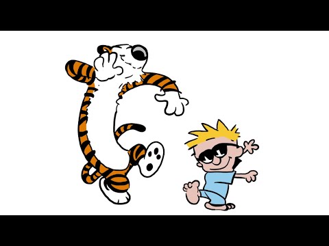 Animated Calvin and Hobbes Dance - YouTube