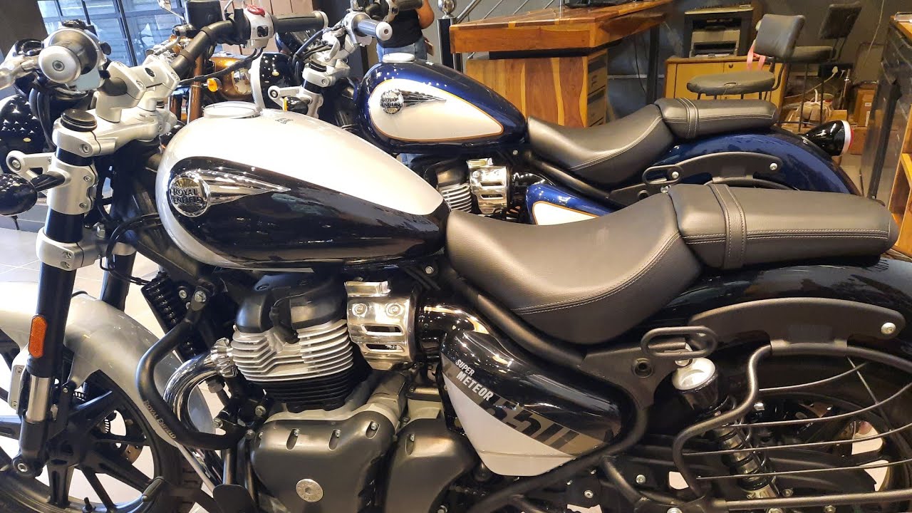 Royal Enfield SM650 Celestial Blue VS Interstellar Grey #royalenfield # ...