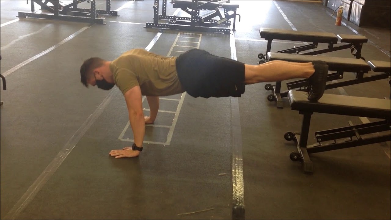 FEET ELEVATED INCLINE PUSHUPS - YouTube