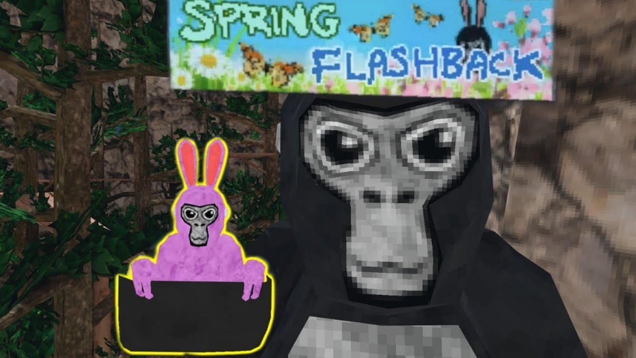 New gorilla tag spring flashback update - YouTube