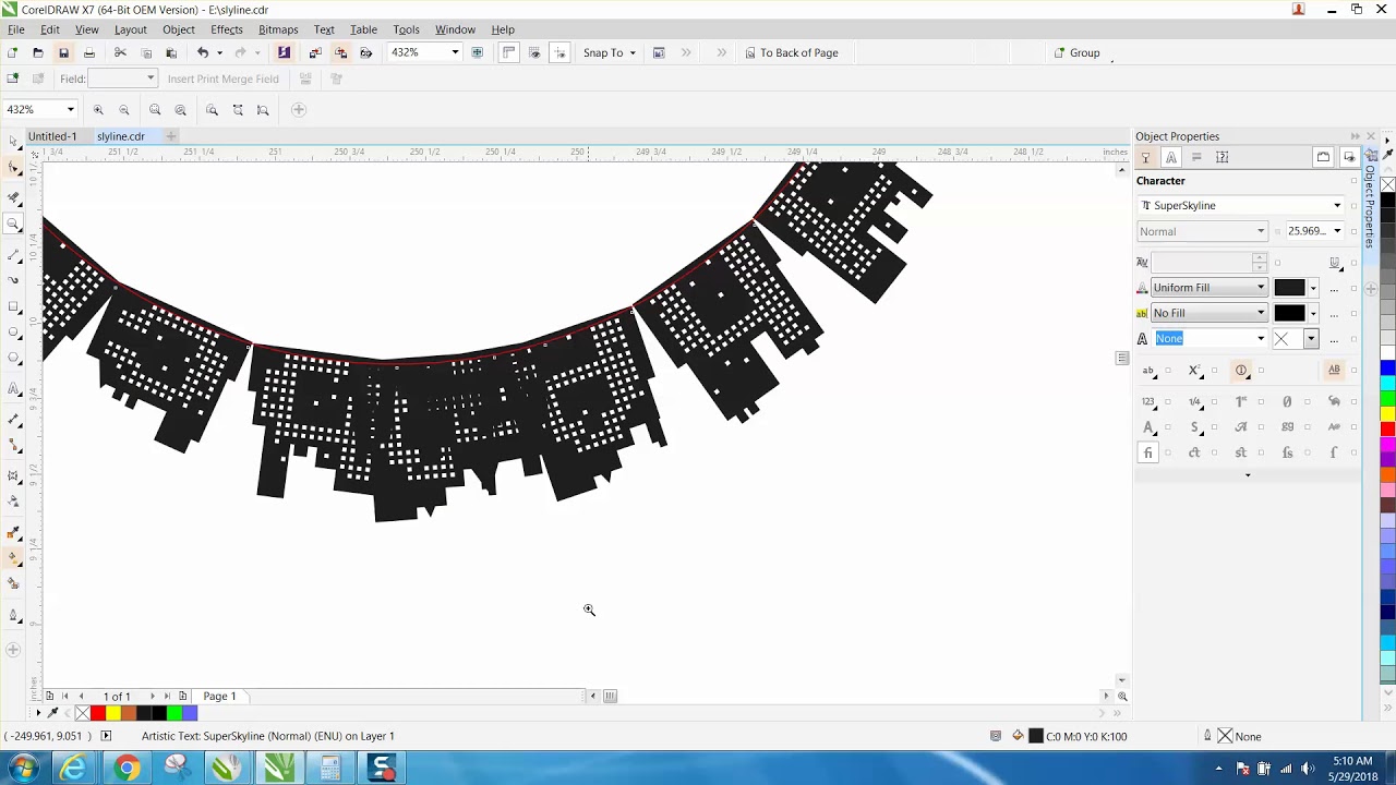 Corel Draw Tips Tricks Skyline Around A Circle YouTube corel-draw-tips-tricks-skyline-around-a-circle-youtube