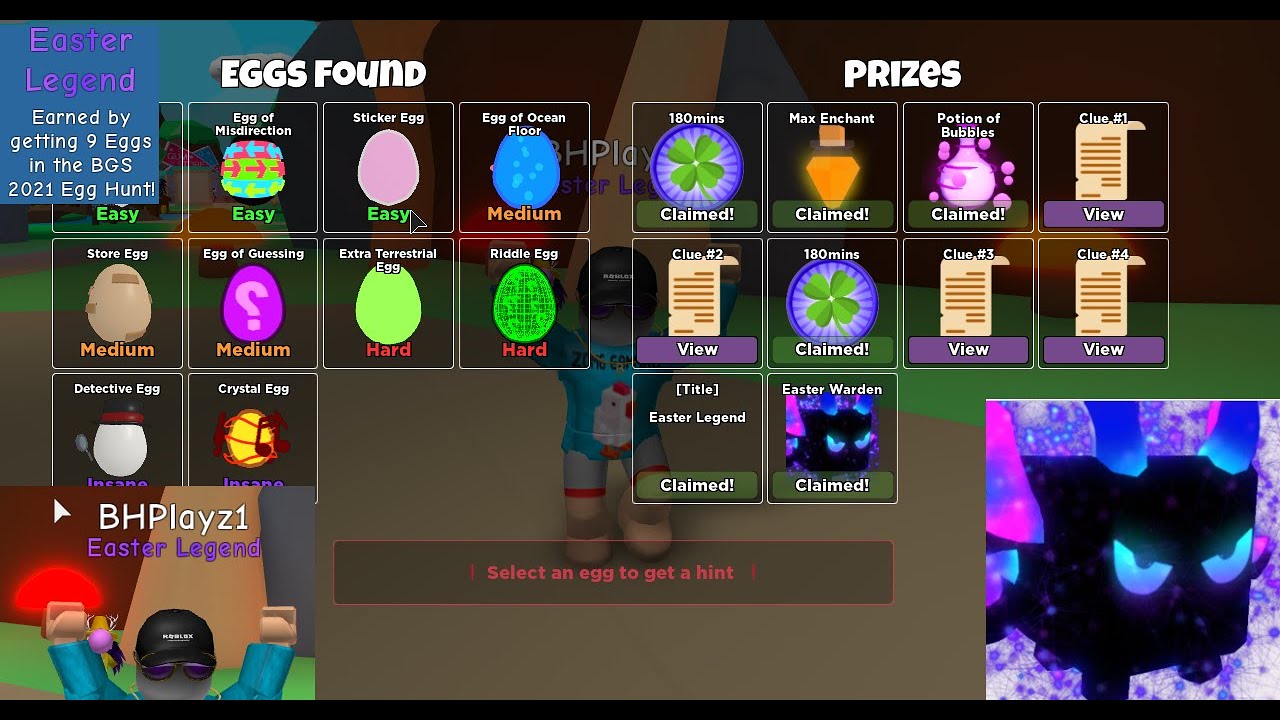 How to Get ALL EGGS In 2021 EGG HUNT | BGS - YouTube