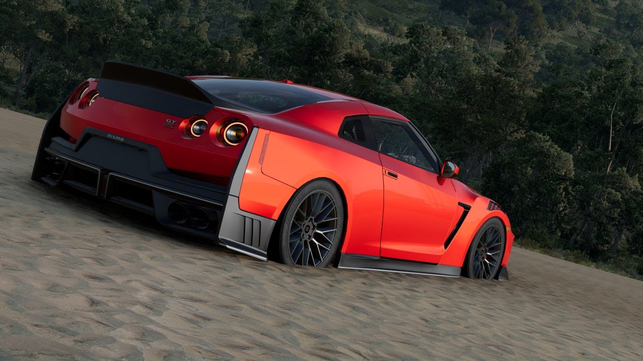 BeamNG drive nissan gtr r35 nismo 2024 I traveled across the entire map ...