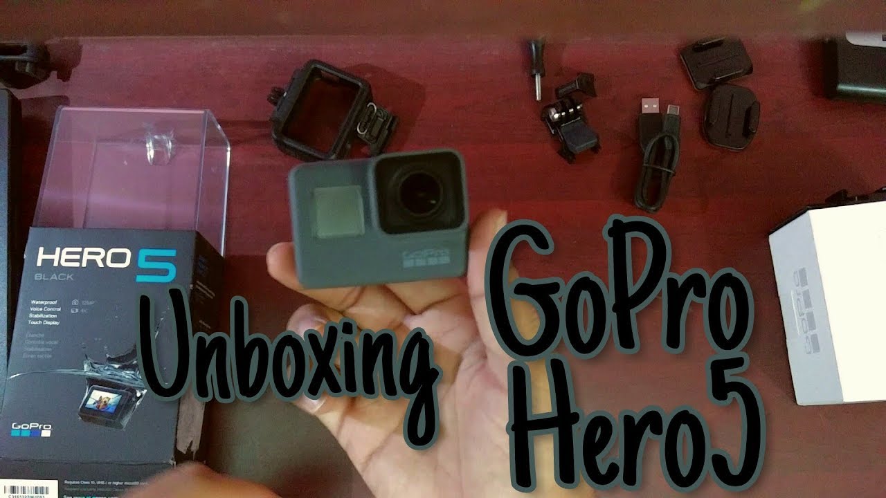 GoPro Hero 5 Unboxing | Accessories | - YouTube