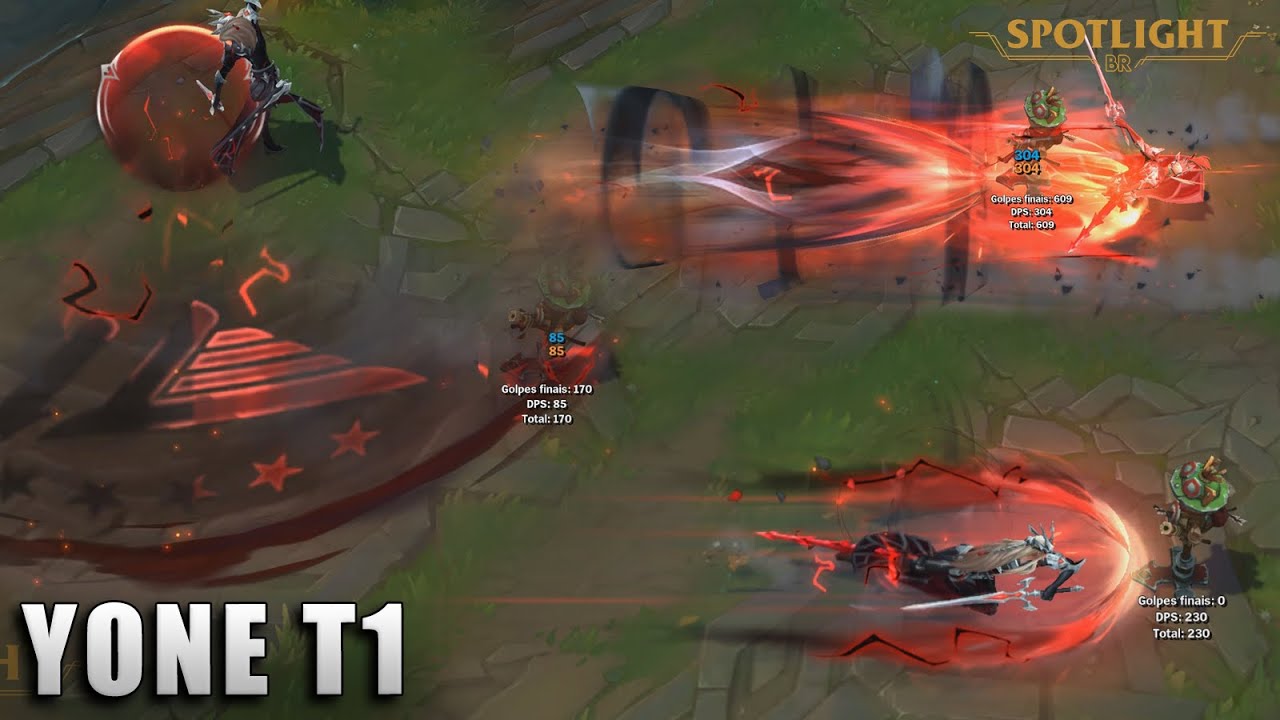 Yone T1 - Skin Spotlight PREVIA - YouTube