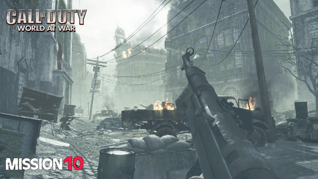 CALL OF DUTY WORLD AT WAR | EVICTION | CAMPAIGN MISSION 10 - YouTube