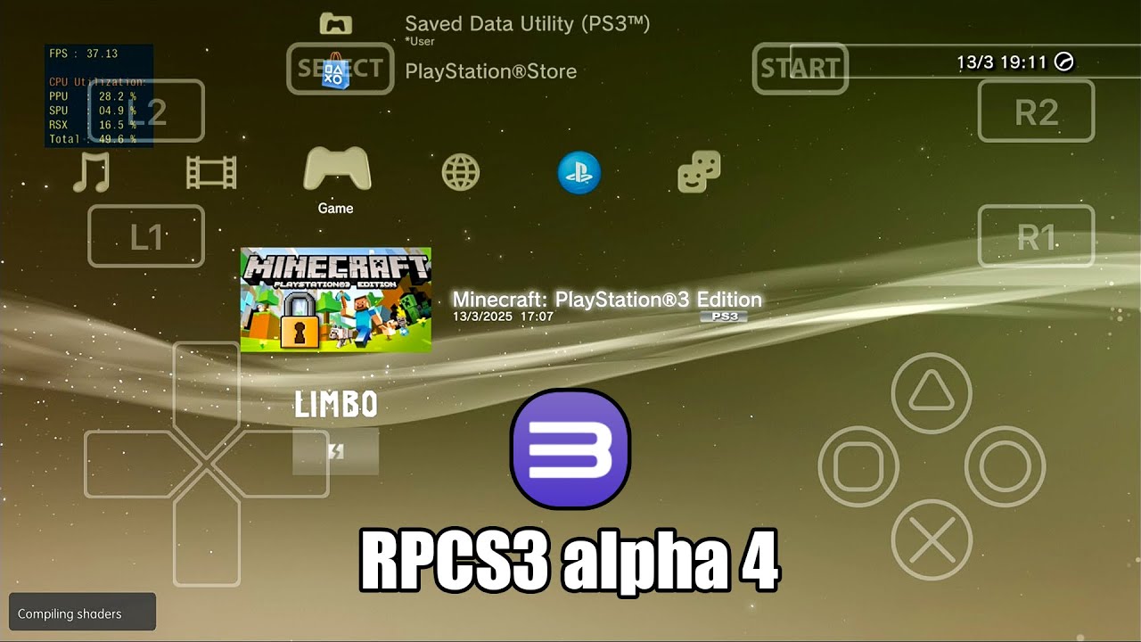 Real PS3 XMB Menu Fully Working | RPCS3 Alpha4 Android Emulator - YouTube