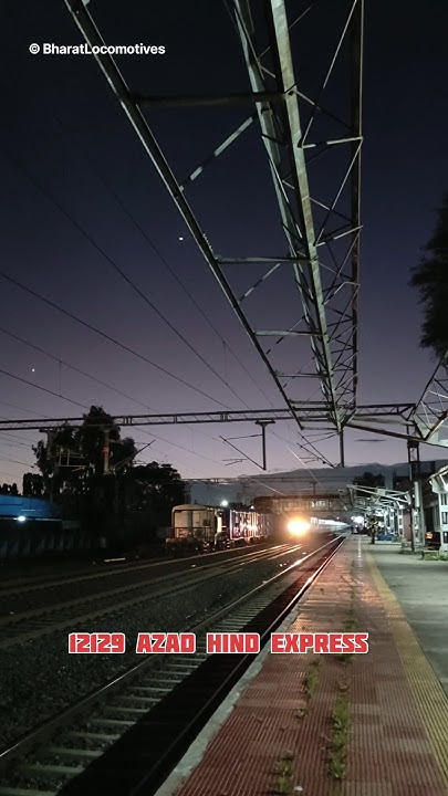 12129 AZAD HIND EXPRESS WITH WAG 9 - YouTube