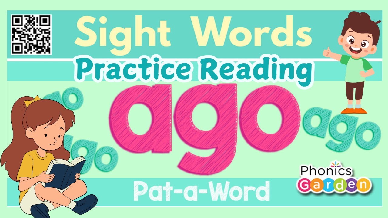 AGO | Sight Word | Sing and Chant | Pat-a-Word | Practice Reading - YouTube