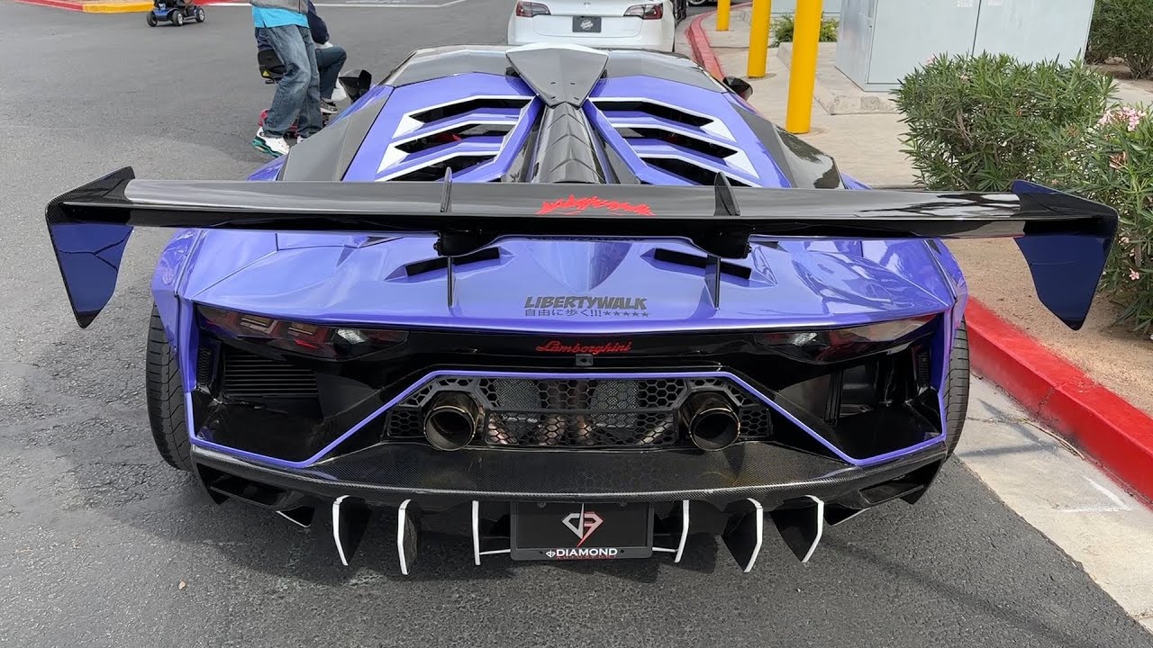 Liberty Walk Wide Body Aventador by Diamond Autosport - YouTube