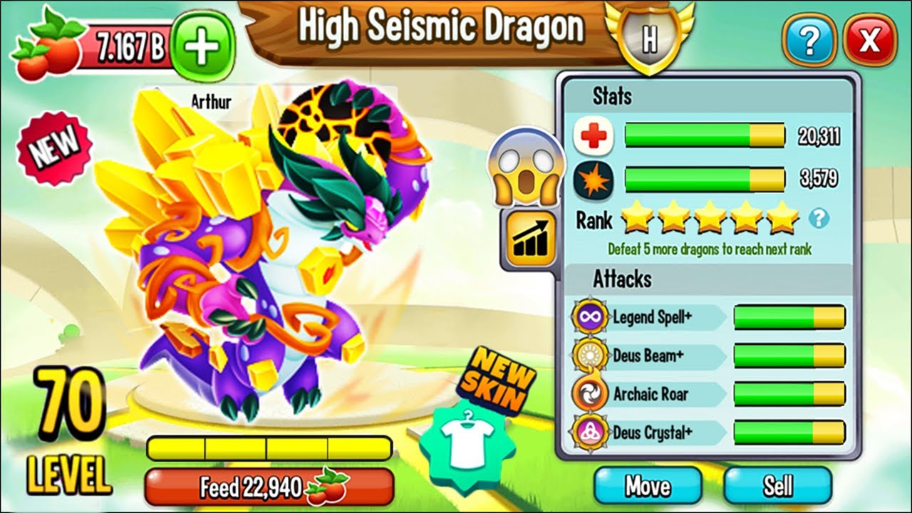 Dragon City: High Seismic Dragon, NEW HEROIC | EXCLUSIVE DRAGON 2023 😱 ...