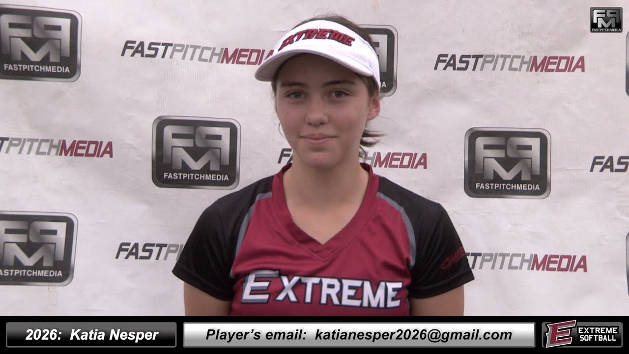 2026 Katia Nesper 4.0 GPA - Pitcher and Outfielder Softball Skills ...