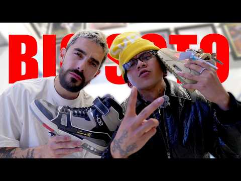 Big Soto comprando Sneakers