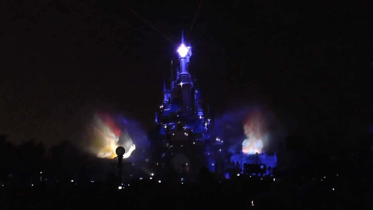Disney Dreams Full HD Magic Light Show! pour les 20 ans de Disneyland ...