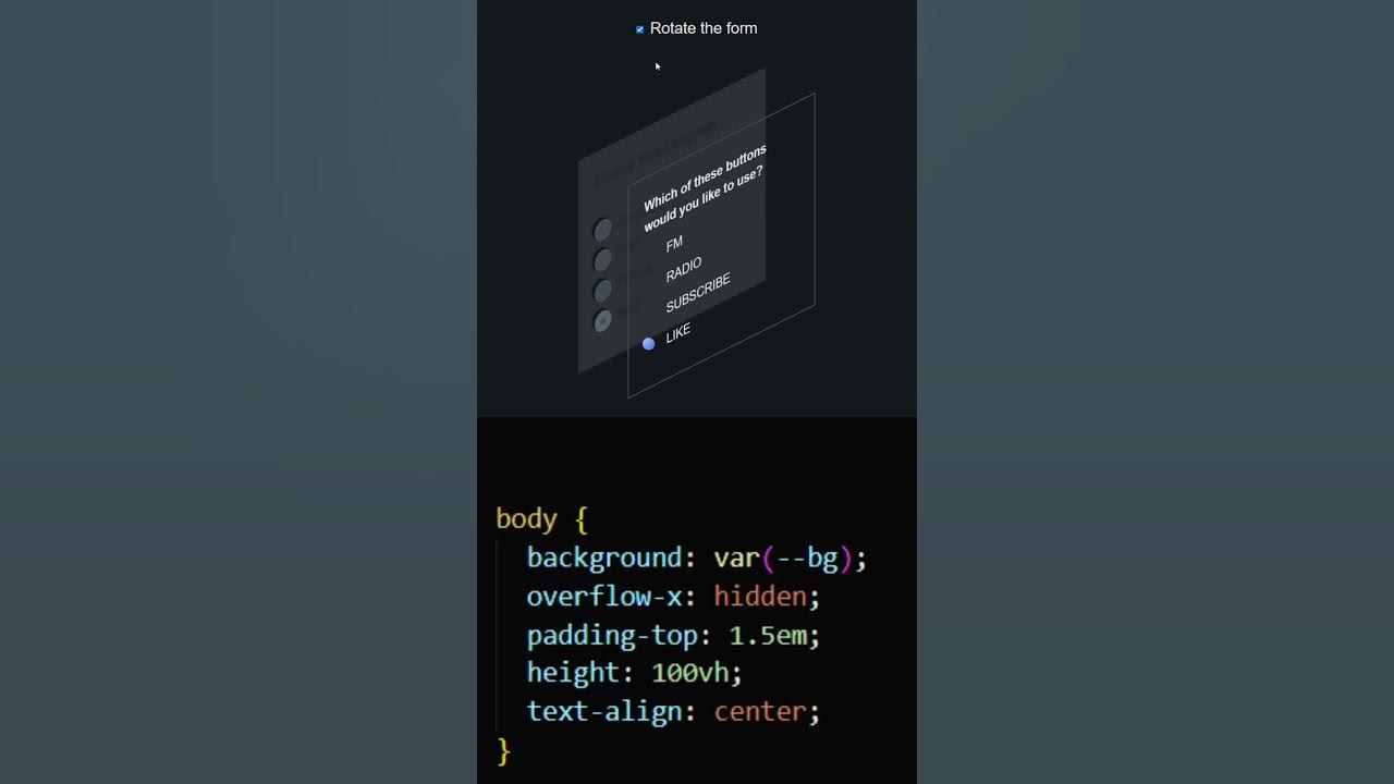 Create Awesome Radio Button Animation With Html And Css 🔘 Coding Html Htmlcss Youtube
