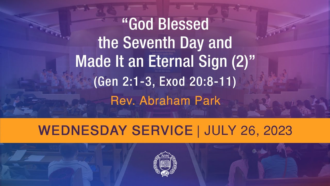[GPBSI] God Blessed the Seventh Day and Made It an Eternal Sign (2 ...