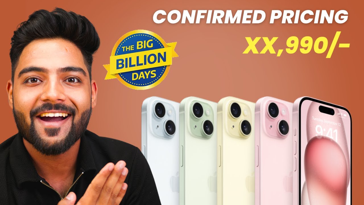 iPhones Pricing in Flipkart Big Billion Days Sale 2024 - CONFIRMED ...