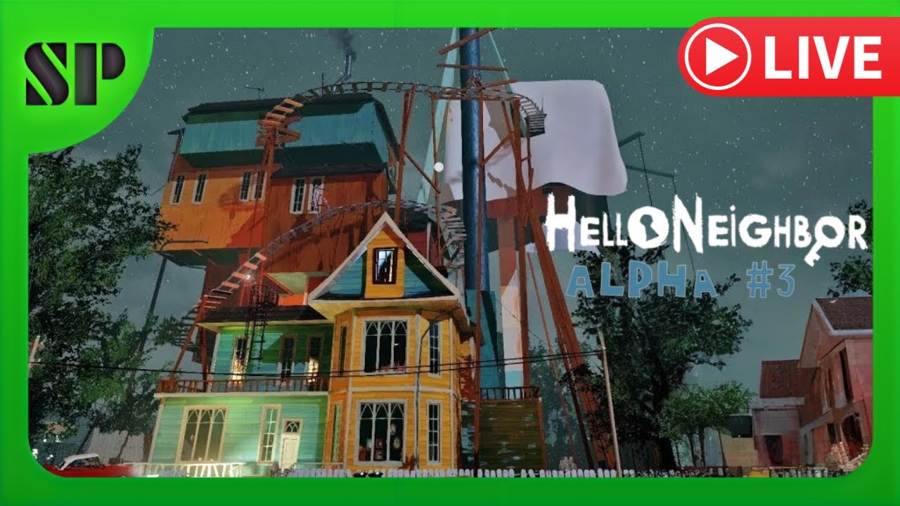 The Neighbor’s House Just Got WAY Bigger | Hello Neighbor Alpha 3 - YouTube