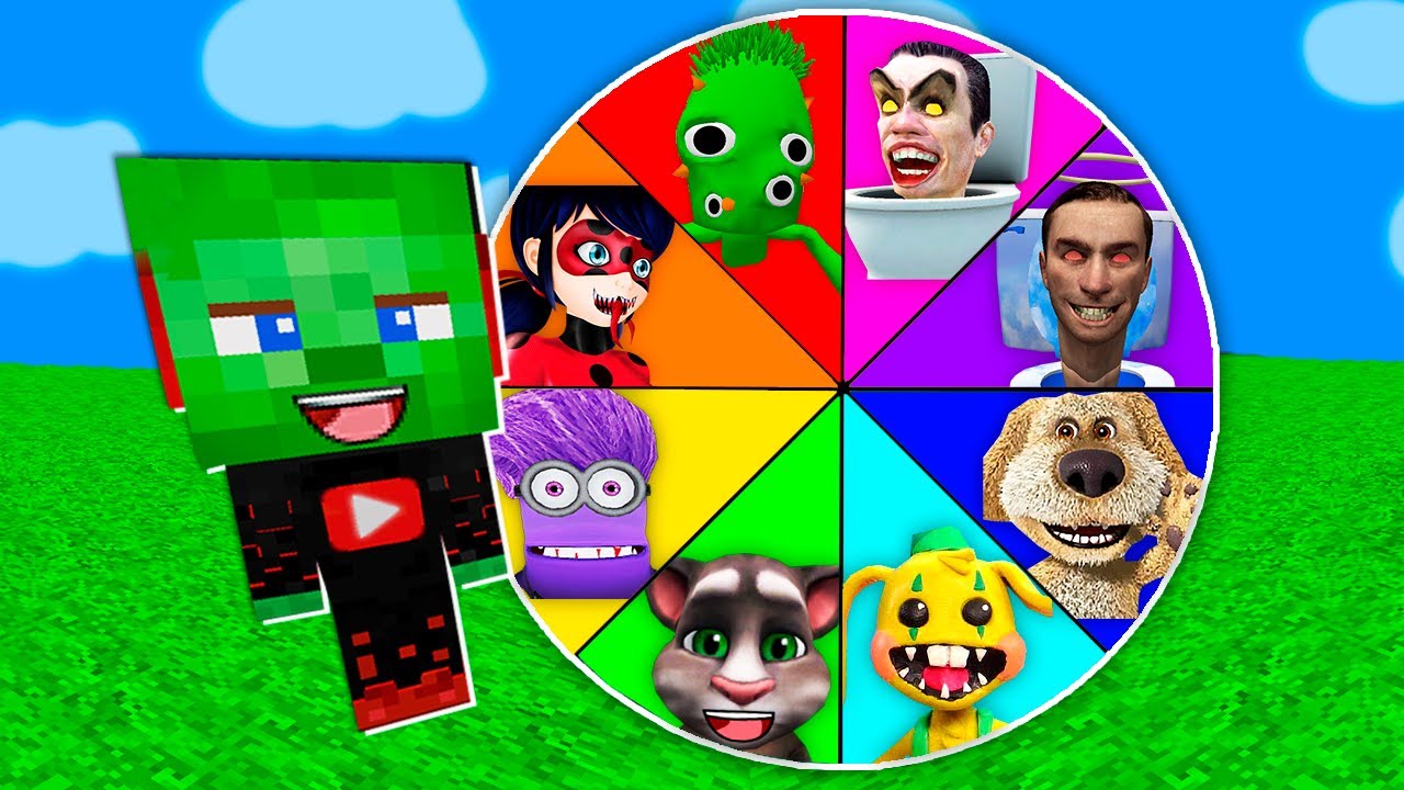 I FOUND THE WHEEL OF FORTUNE IN MINECRAFT - YouTube