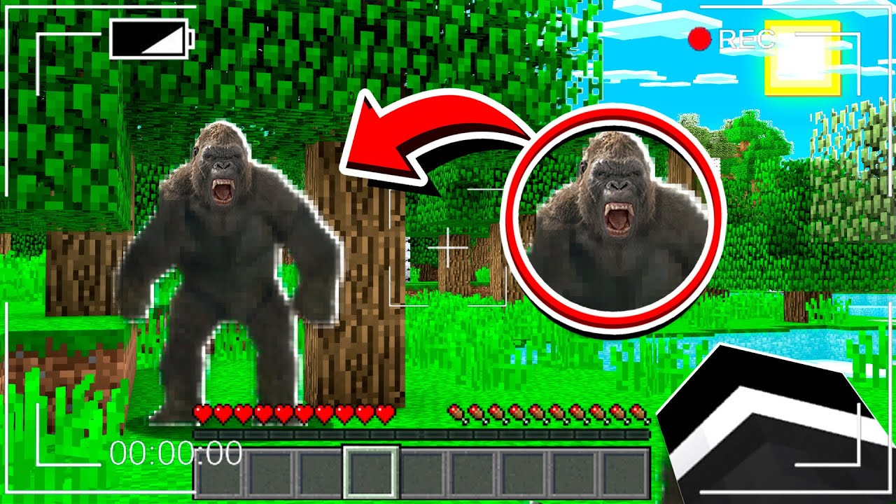 I was ATTACKED by BIGFOOT in Minecraft at NIGHT... (Scary Minecraft ...