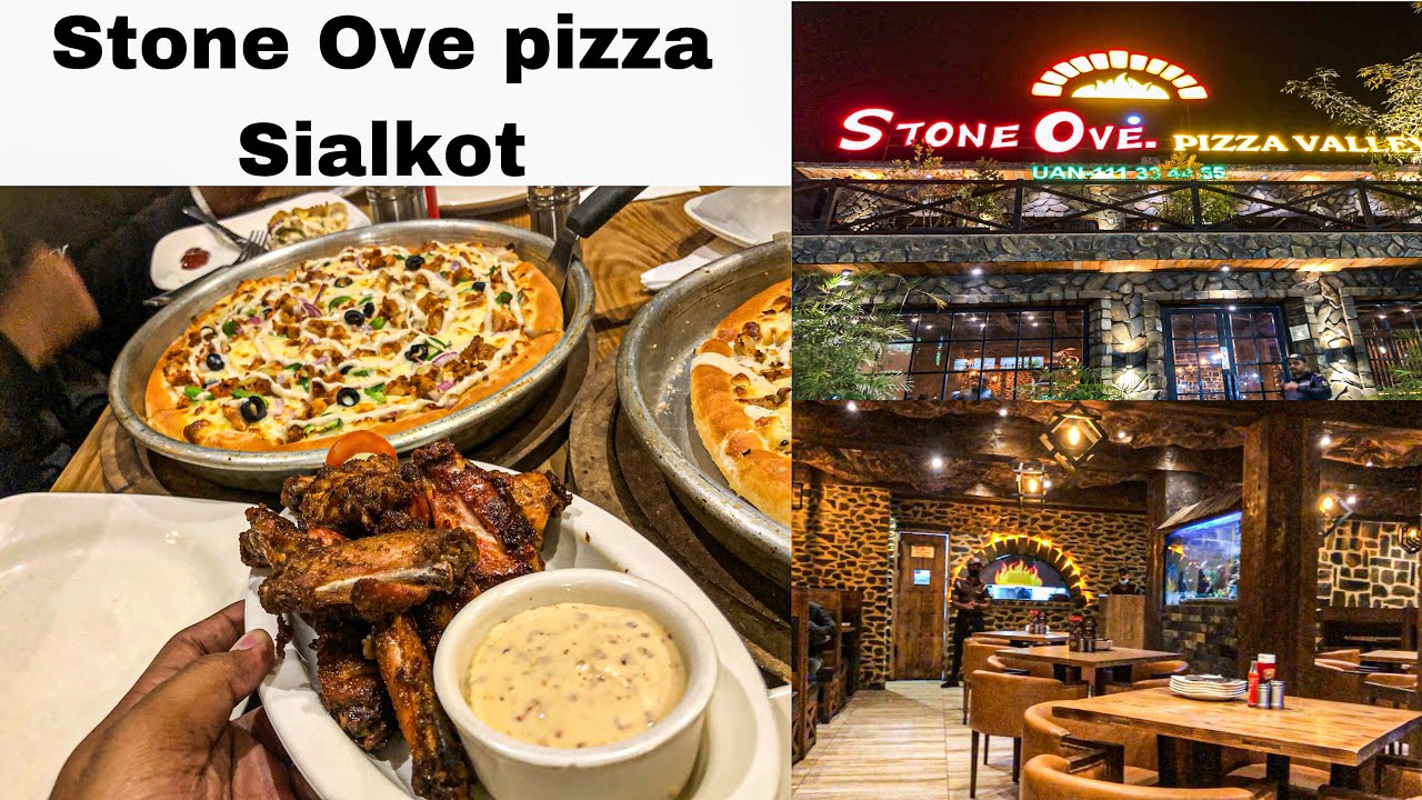 Stone Ove pizza valley sialkot |food street sialkot |stone ove pizza ...