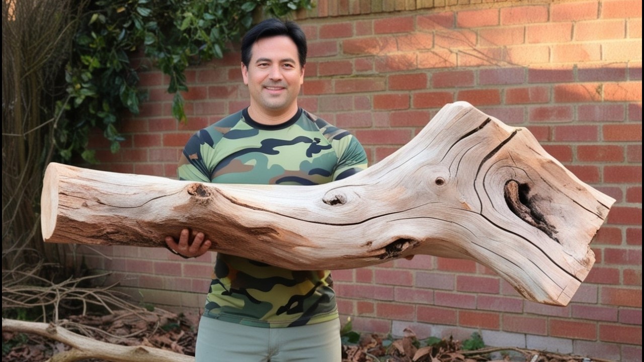 Genius Carpenter: Turning Worthless Roadside Tree Stumps Into Tables ...
