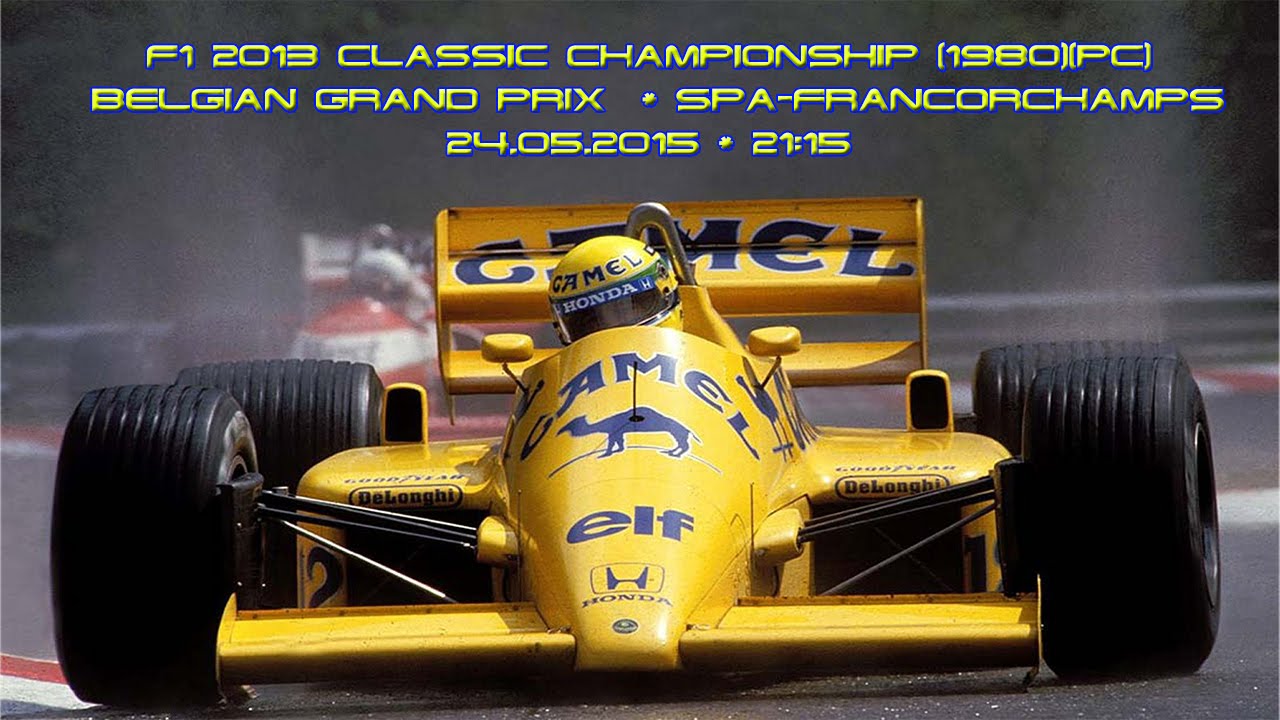 F1 Classic Championship (1980) (PC). Гран-При Бельгии. Гонка с болида ...
