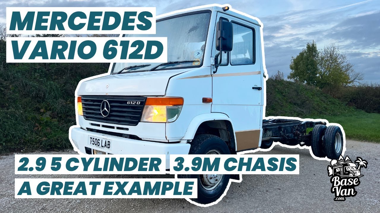 Mercedes VARIO 612D chassis Cab - YouTube