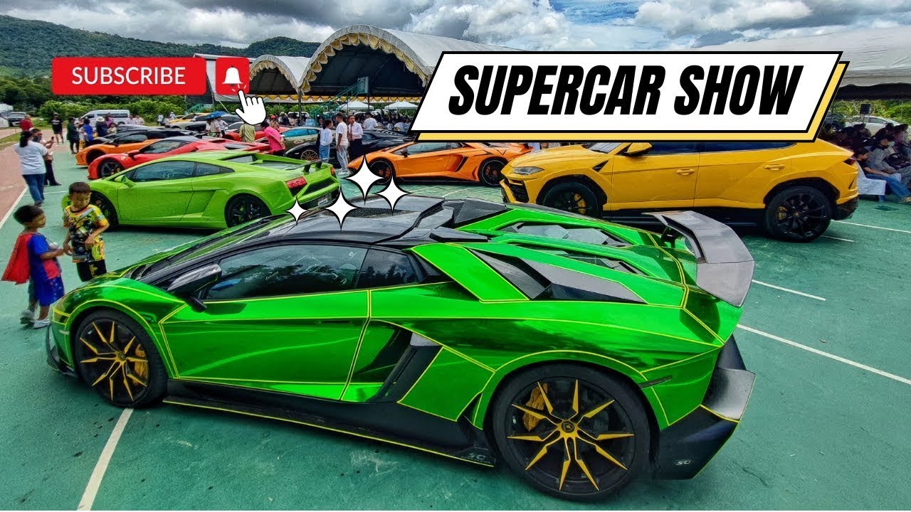 Koh Samui's Biggest Supercar Show - Exotic Cars In Thailand - YouTube