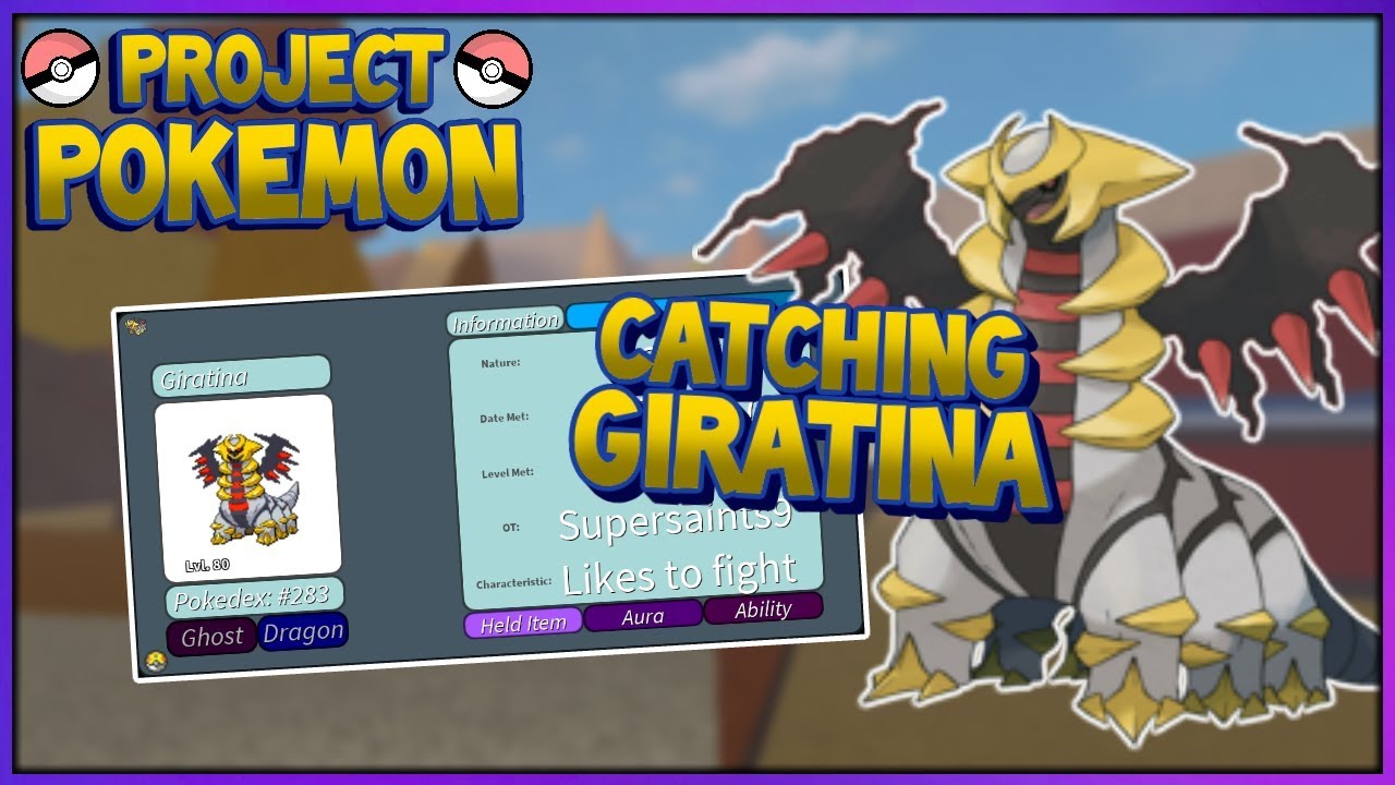 Catching Giratina Project Pokemon 53 Youtube