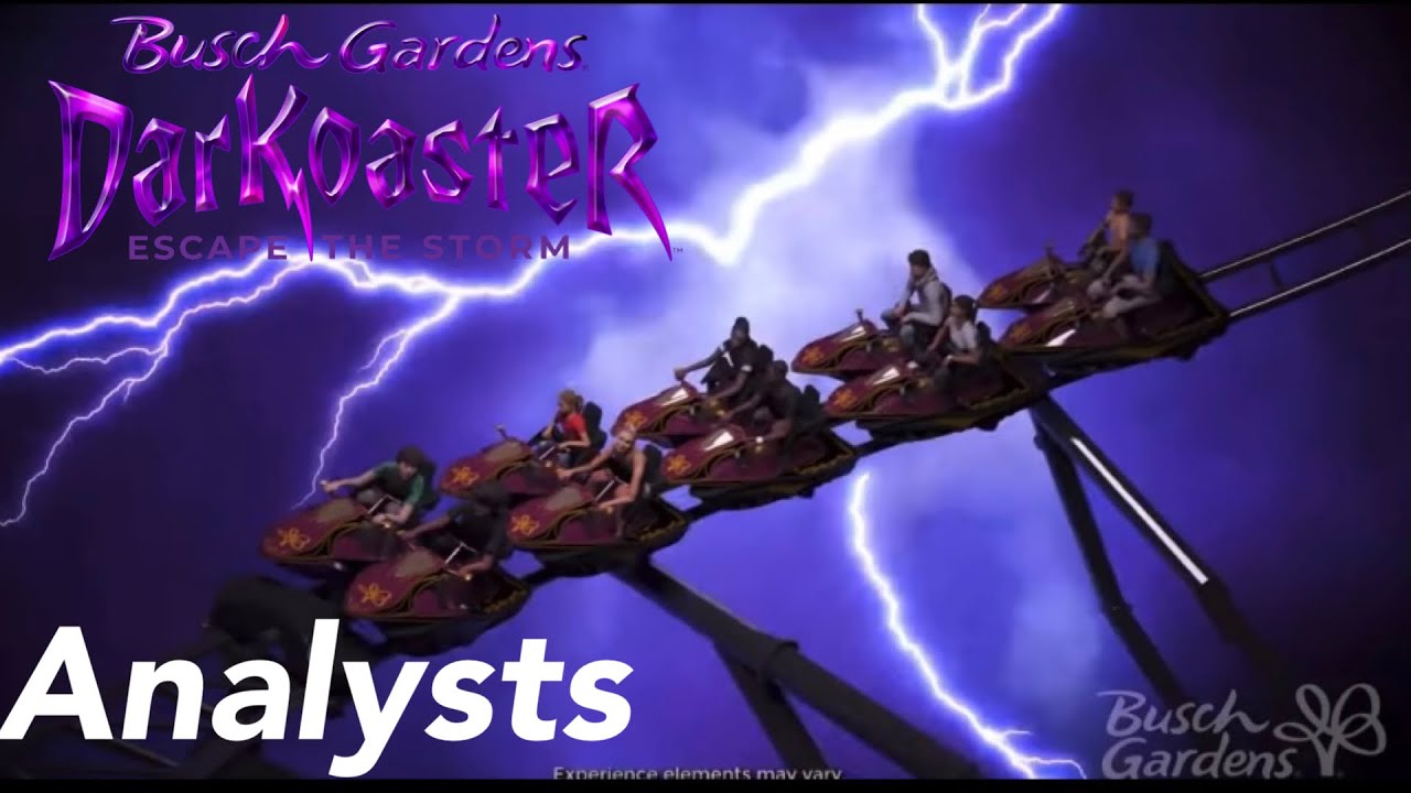 Darkcoaster Analysis NEW for 2023 Busch Gardens Williamsburg Roller ...