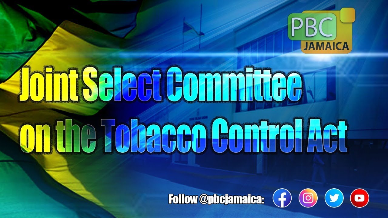 Joint Select Committee on The Tobacco Control Act, 2020 - February 24 ...